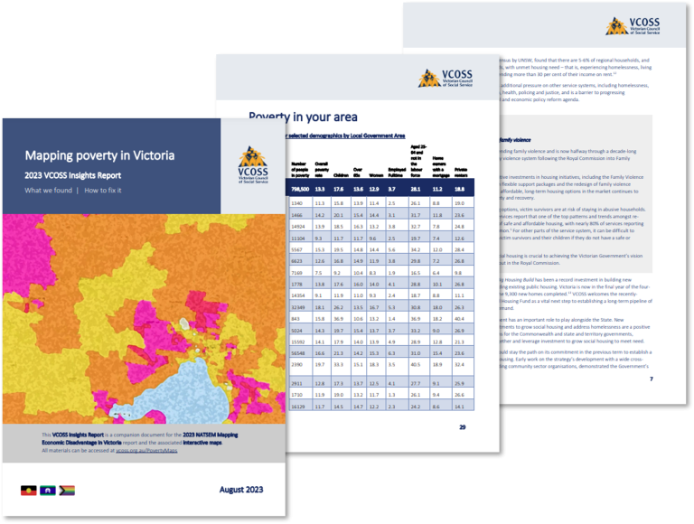 Mapping poverty in Victoria | VCOSS